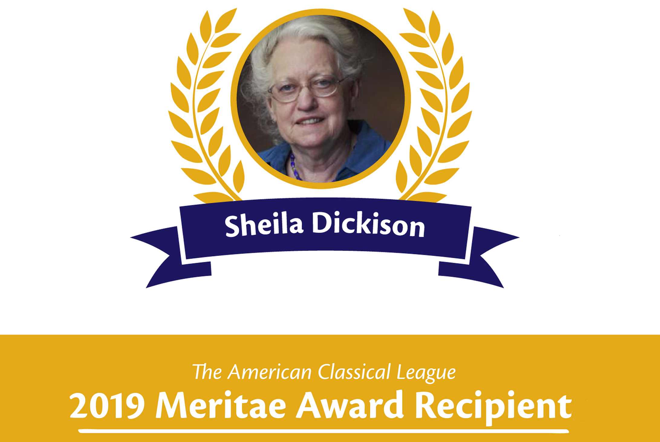 Sheila Dickison - Department of Classics